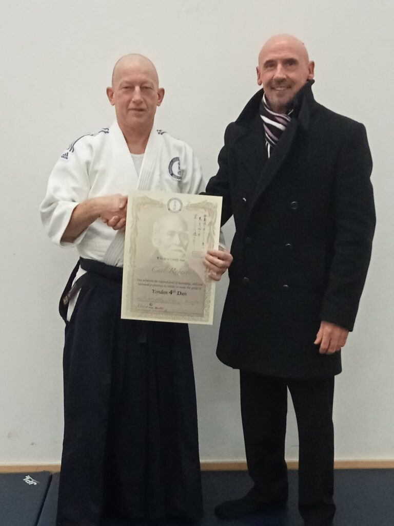 Sensei Carl Roberts receives Yondan Grade - NIA Aikido Club
